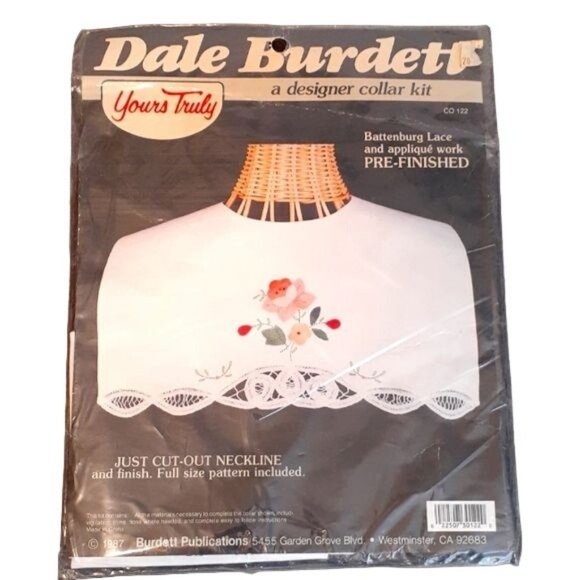 Dale Burdett | Office | Vtg Dale Burdett Designer Collar Craft Kit 987 ...